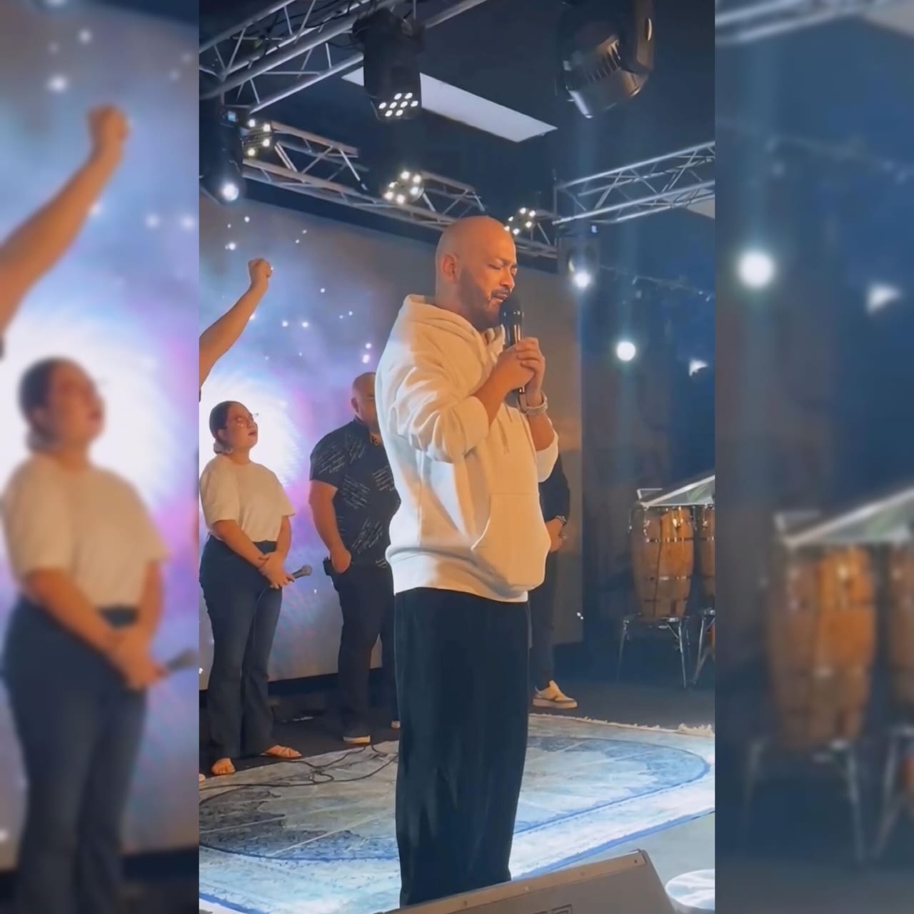 El cantante Fausto Chatela volvió a los escenarios cantando y ...