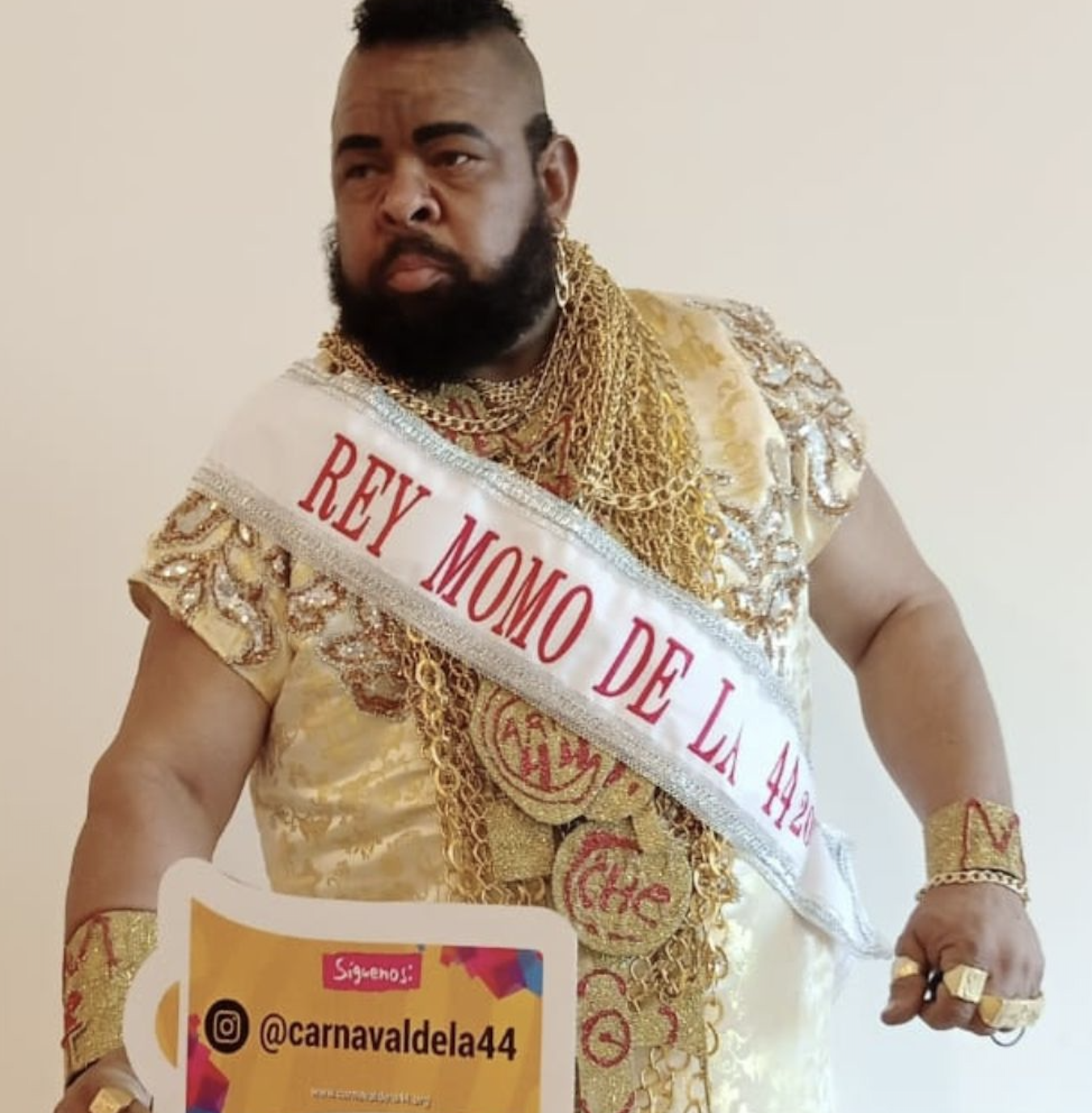 El reconocido Mario Baracus, personaje del Carnaval sufre ...
